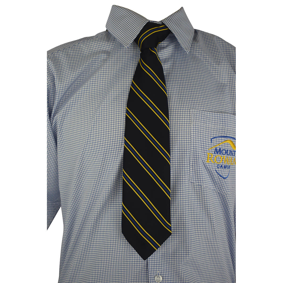Navy Gold Royal Tie | Mount Rowan Secondary College | Noone